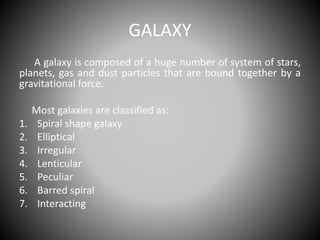 10 famous galaxies | PPT