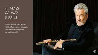 10 famous musicians and their musical instruments | PPTX