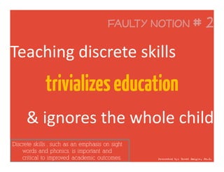 10 Faulty Notions about Teaching and Learning | PPT