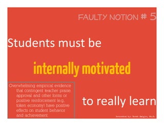 10 Faulty Notions about Teaching and Learning | PPT