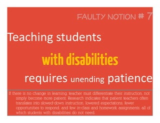 10 Faulty Notions about Teaching and Learning | PPT