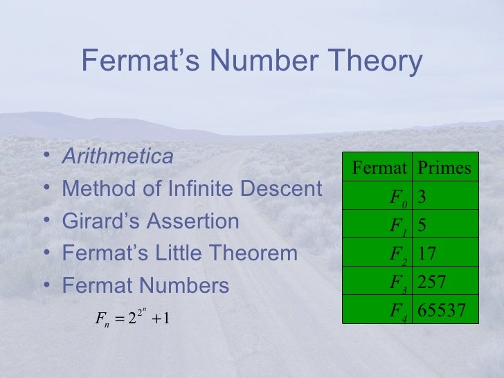 Fermat Number Theory