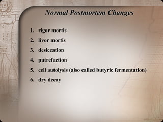 10 f forensic pathology 10 (student) | PPT