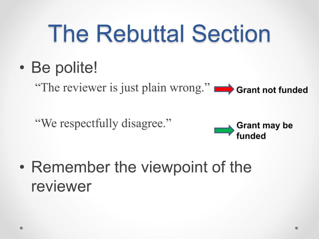 "The Rebuttal Letter" by Scott Filler, PhD | PPTX