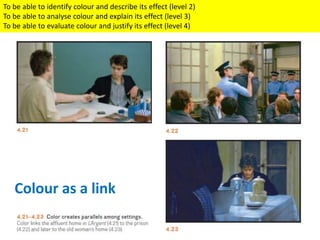 Film language: Mise-en-scene - colour | PPTX