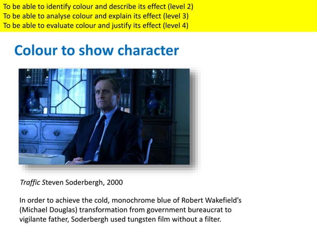 Film language: Mise-en-scene - colour | PPTX