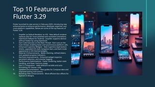 10 Flutter Development Trends to Watch Out For in 2025 | PPTX