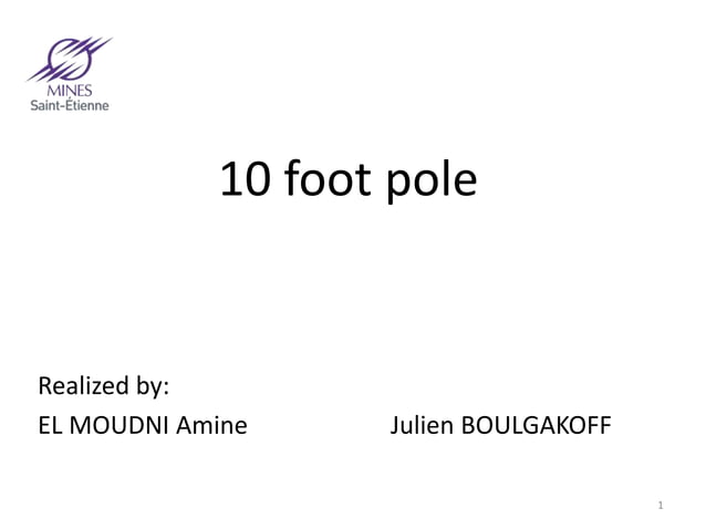 10 foot pole | PPTX
