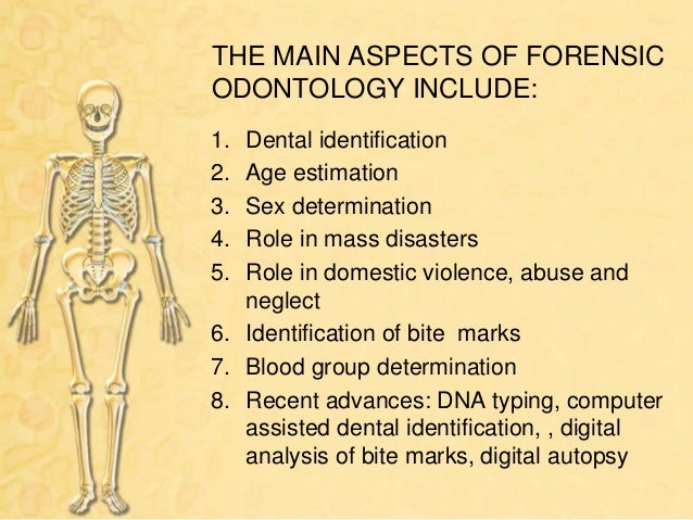 Role of Dental Radiography in Forensic Odontology