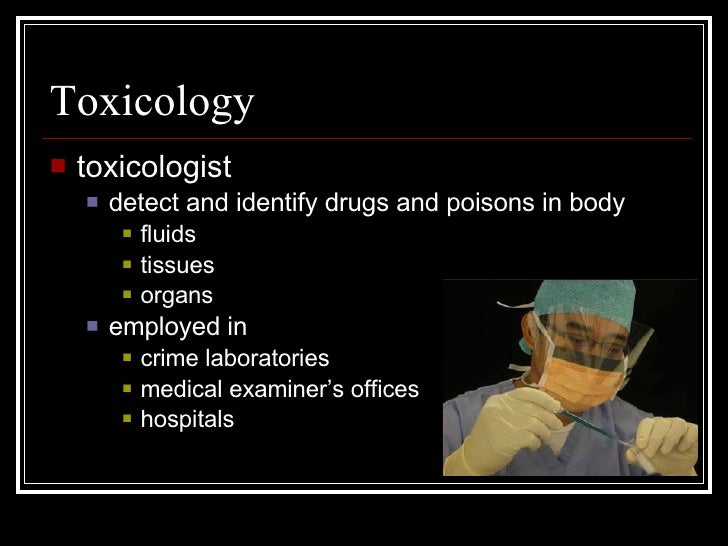 Forensic Toxicology