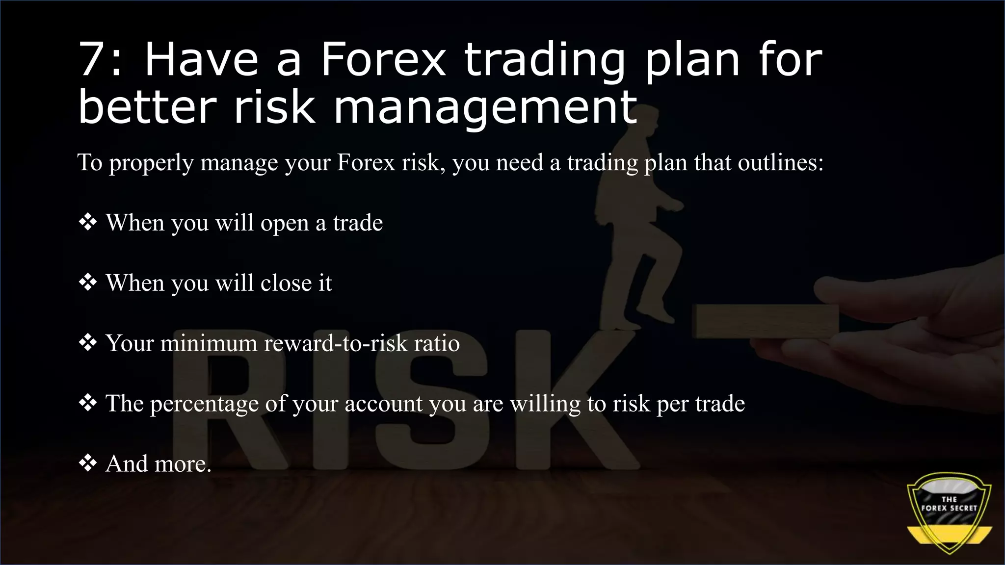 10 Forex Risk Management Tips | PPT