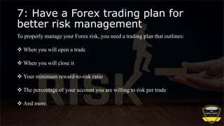 10 Forex Risk Management Tips | PPT