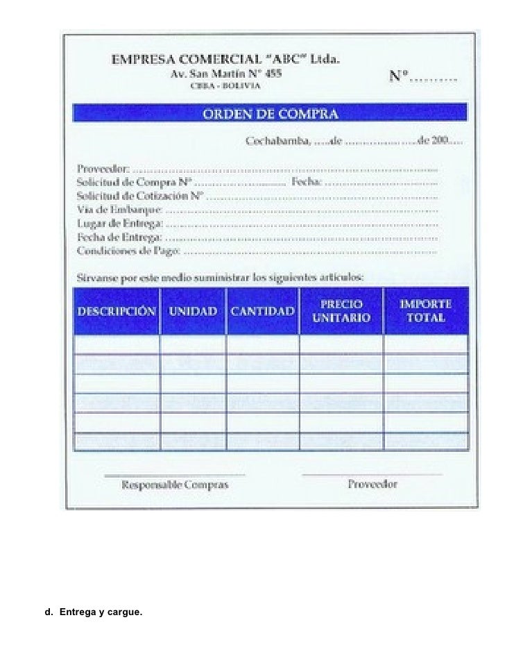 Formato De Vale De Entrega