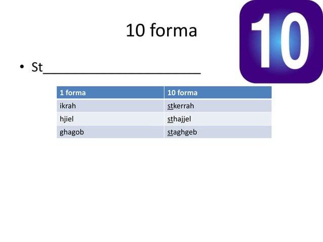 10 forom tal malti | PPTX