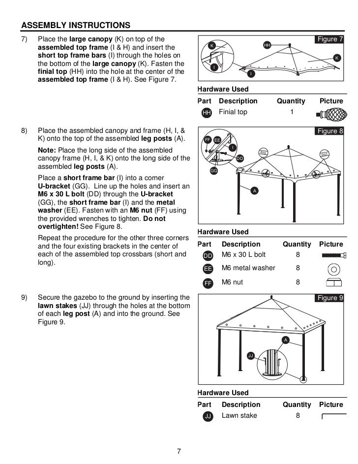 Garden Gazebo Instructions Fasci Garden Garden Gazebo Instructions Fasci Garden