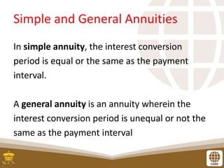 10_General_Annuity.pptx General Mathematics 11 | PPTX | Stocks and ...