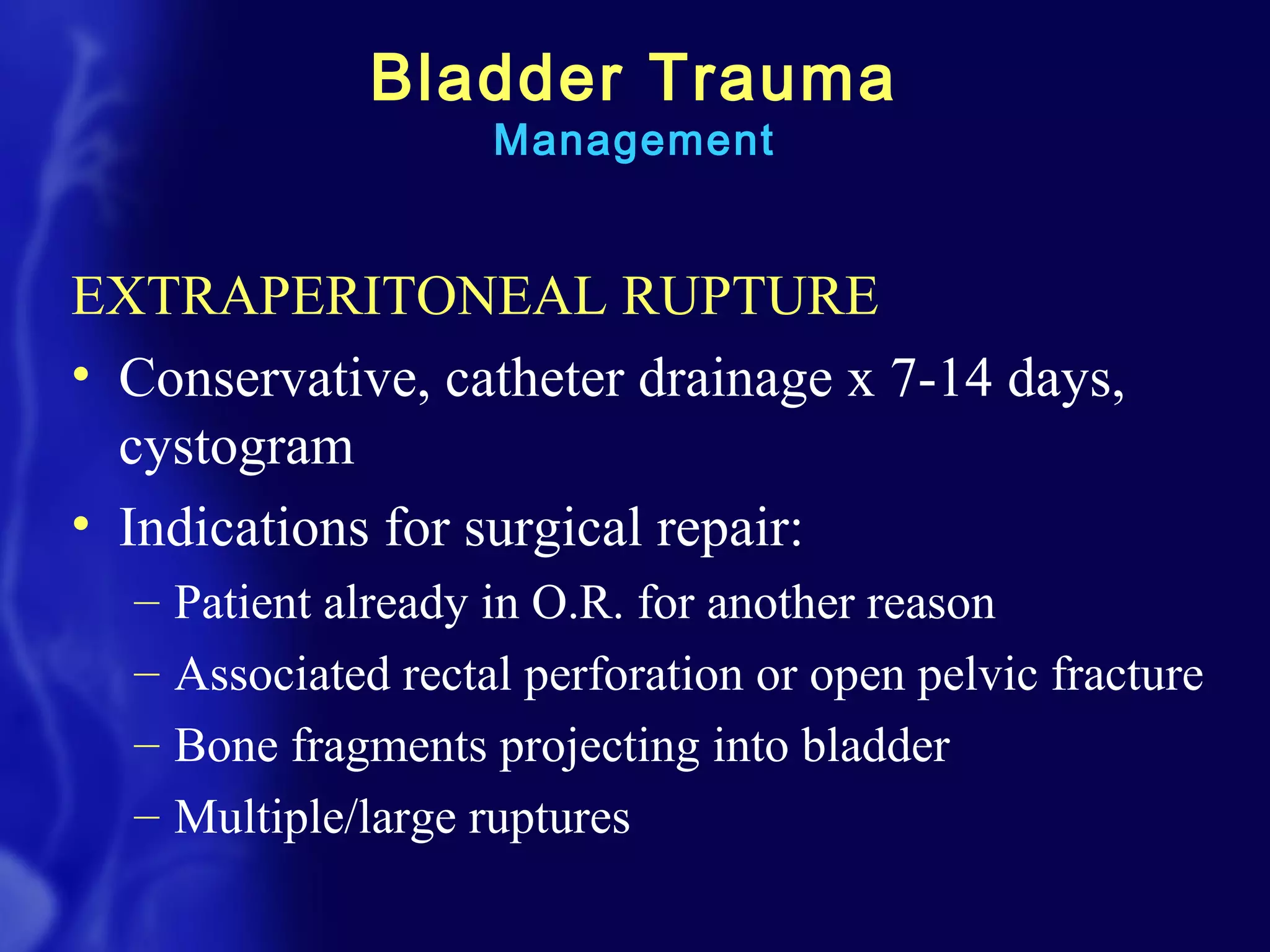 10 genitourinary trauma | PPT