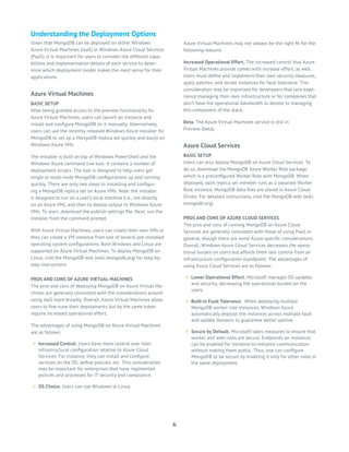 MongoDB on Windows Azure | PDF