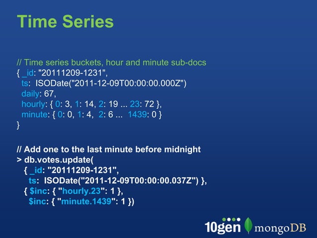 10gen Presents Schema Design and Data Modeling