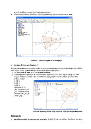 10 geo gebra4lingkaran | PDF