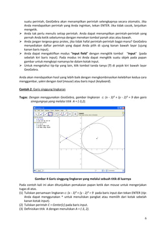 10 geo gebra4lingkaran | PDF