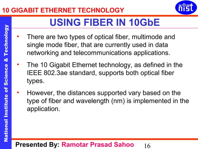 10 gigabit ethernet technology | PPT