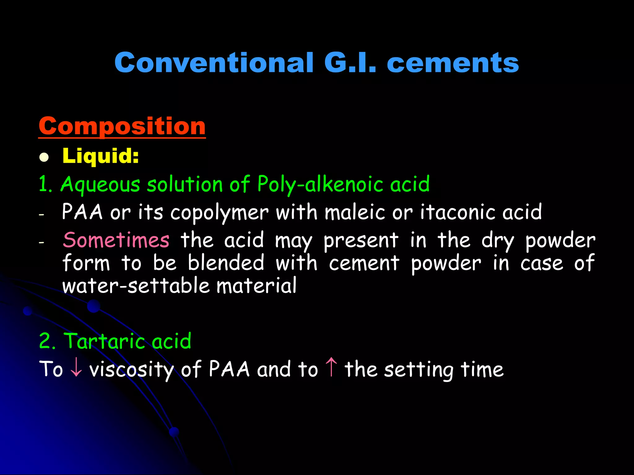 glass ionomer Metal-Modified GIC Resin-Modified GIC dental material | PPS