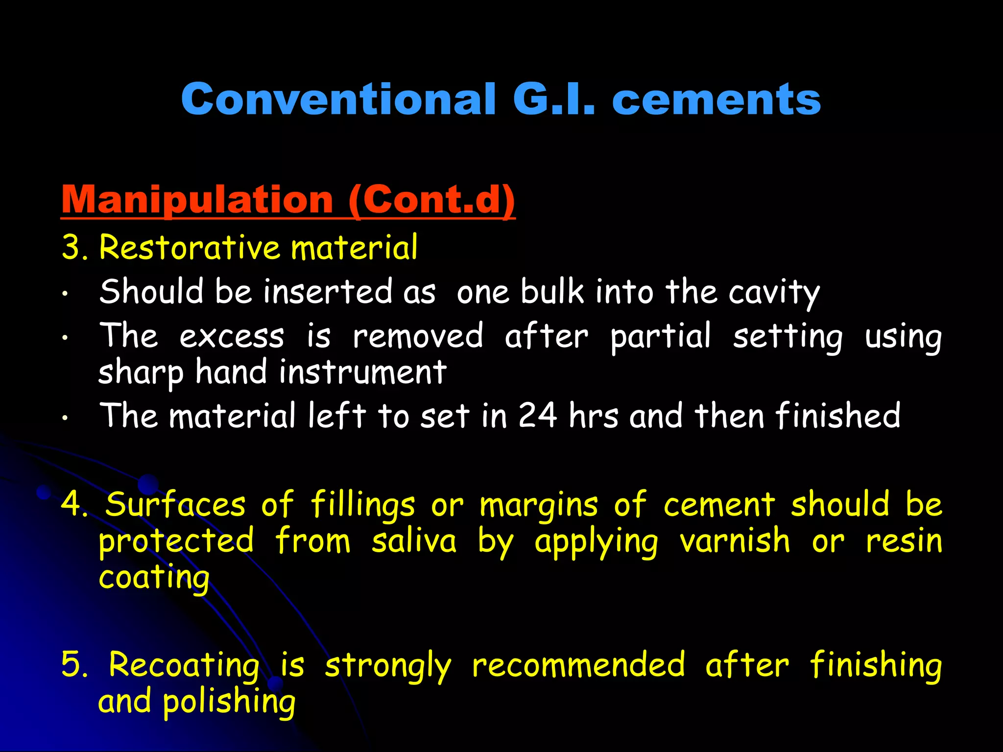 glass ionomer Metal-Modified GIC Resin-Modified GIC dental material | PPS