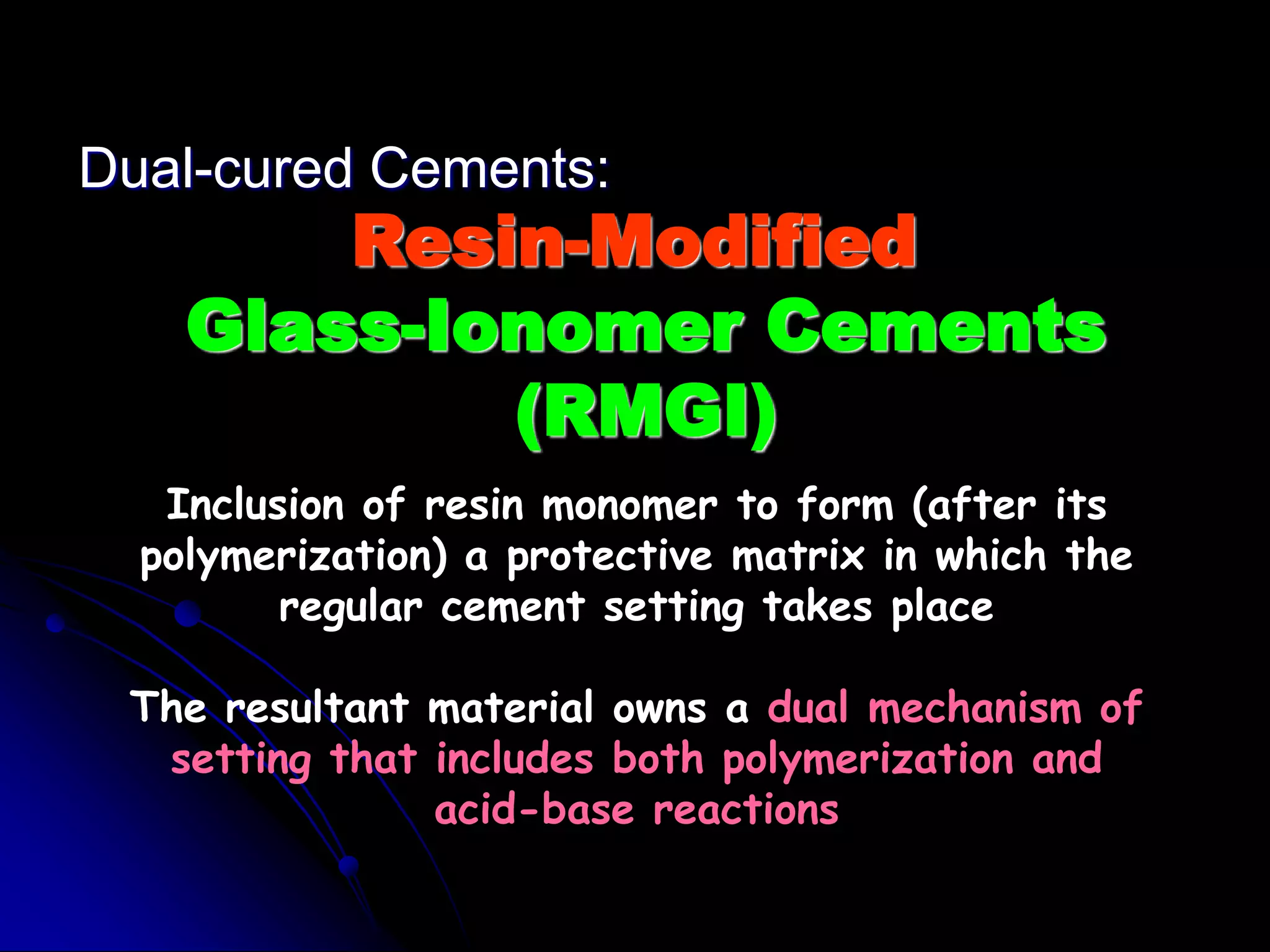 glass ionomer Metal-Modified GIC Resin-Modified GIC dental material | PPS