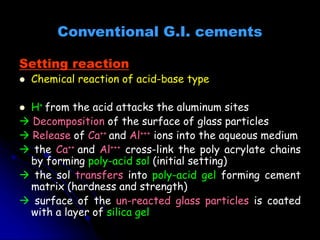 glass ionomer Metal-Modified GIC Resin-Modified GIC dental material | PPS