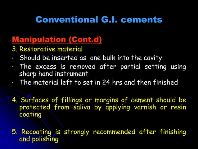 glass ionomer Metal-Modified GIC Resin-Modified GIC dental material | PPS