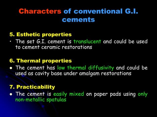 glass ionomer Metal-Modified GIC Resin-Modified GIC dental material | PPS