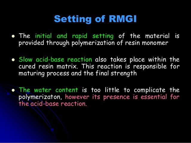 glass ionomer Metal-Modified GIC Resin-Modified GIC dental material