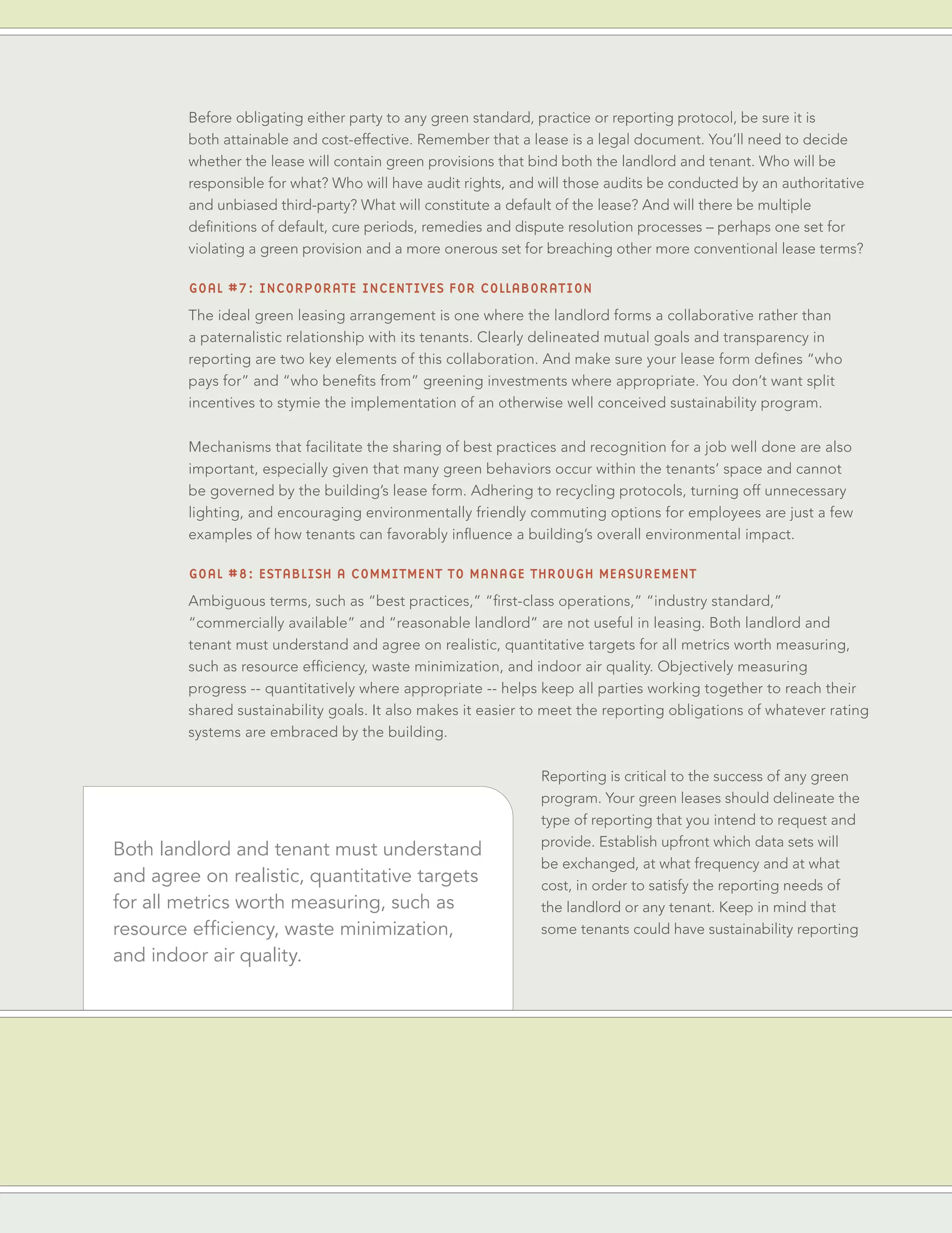 10 goals for_green_leasing | PDF