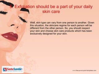 10 Golden Rules For Skin Care | PPT