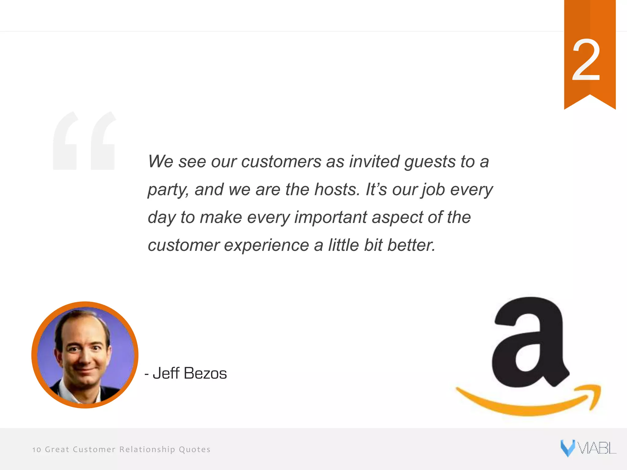 10 Great Customer Relationship Quotes | PPTX