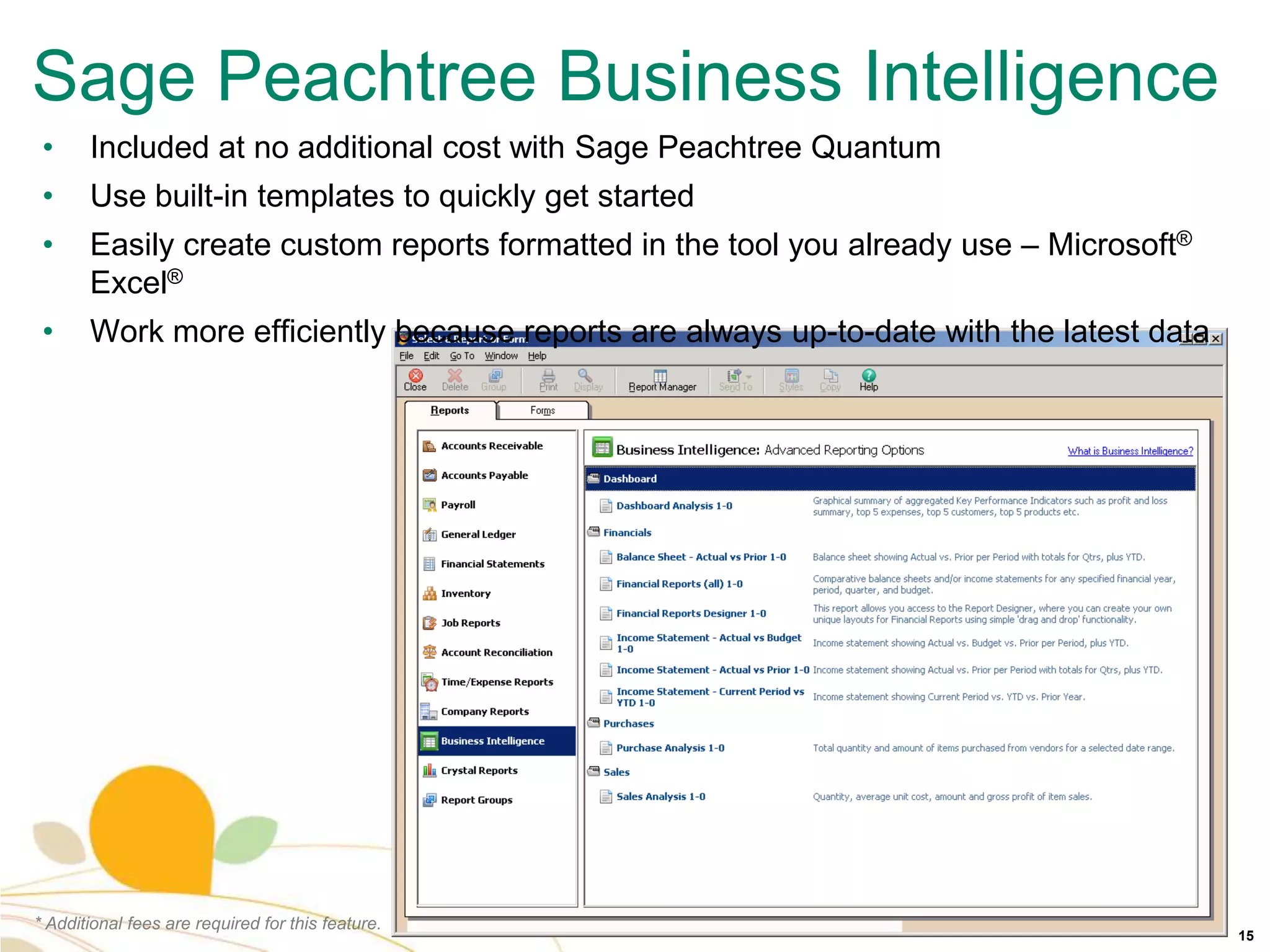 10 Great Reasons to Choose Sage Peachtree Quantum | PPTX