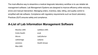 10 Great Software for Lab Management - an overview.pptx