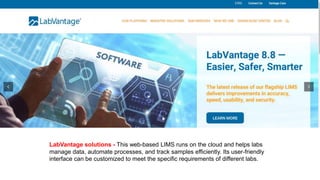 10 Great Software for Lab Management - an overview.pptx