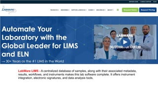 10 Great Software for Lab Management - an overview.pptx