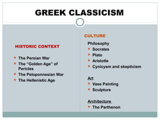 10 greek classicism and hellenism v2018 | PPT