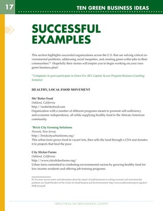 10 green business ideas | PDF