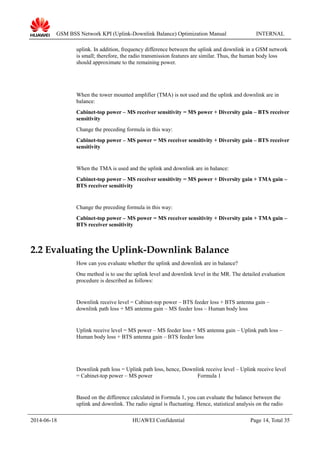 10 gsm bss network kpi (uplink downlink balance) optimization manual[1].doc