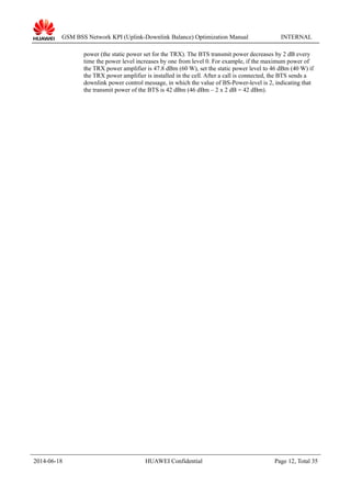 10 gsm bss network kpi (uplink downlink balance) optimization manual[1].doc