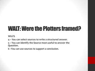 810 - Gunpowder plot | PPTX