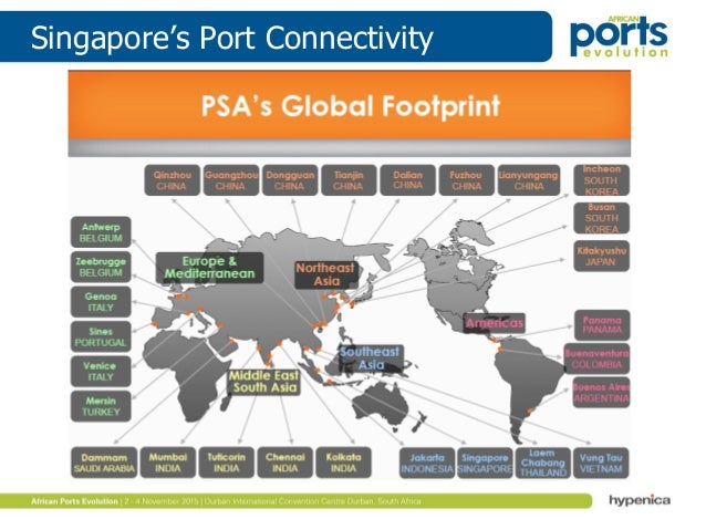 Singapore's port connectivity