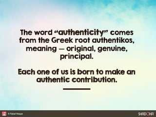 10 Habits of Highly Authentic People | PPT