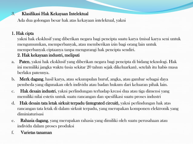 HAK KEKAYAAN INTELEKTUAL | PDF
