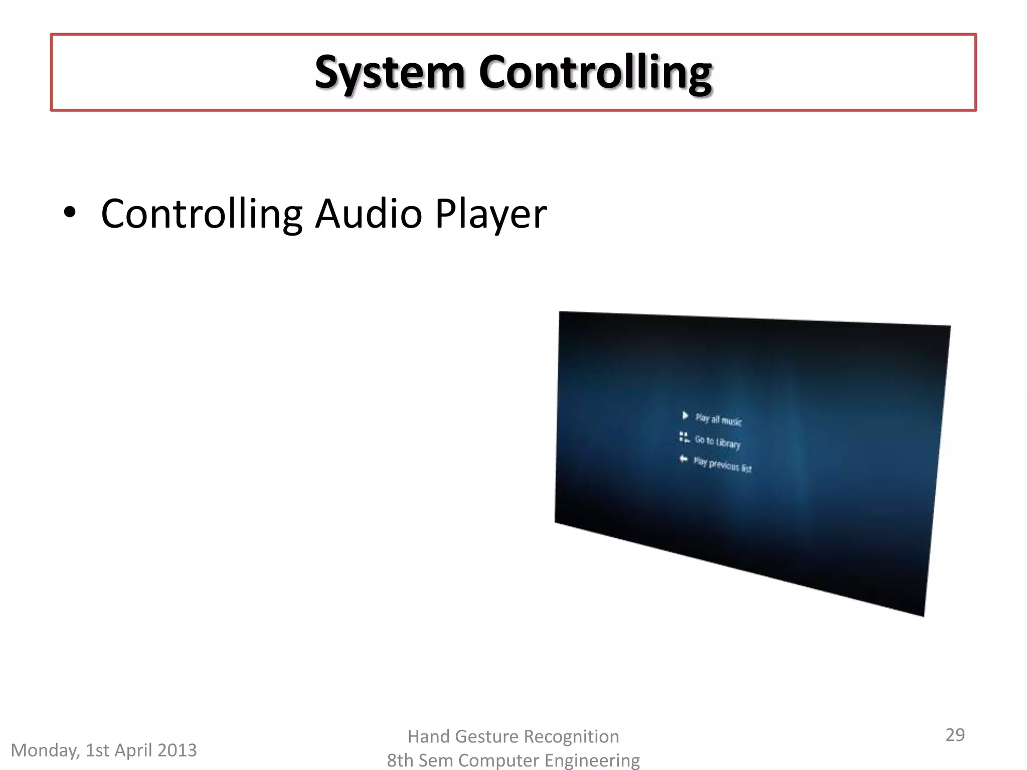Hand Gesture Recognition | PPTX