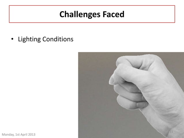 Hand Gesture Recognition | PPTX | Computing | Technology & Computing